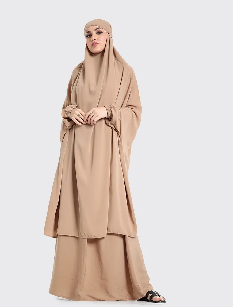 Camel 2 Piece Jilbab @$75.00