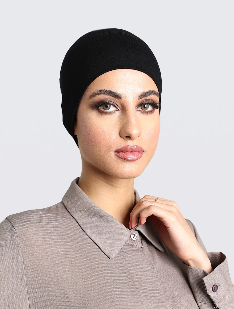 Black Tube Hijab Cap @£6.99