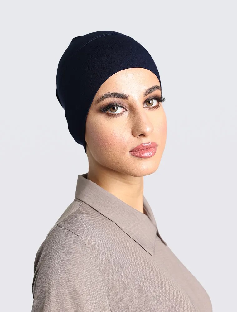 Black Tube Hijab Cap @$12.00