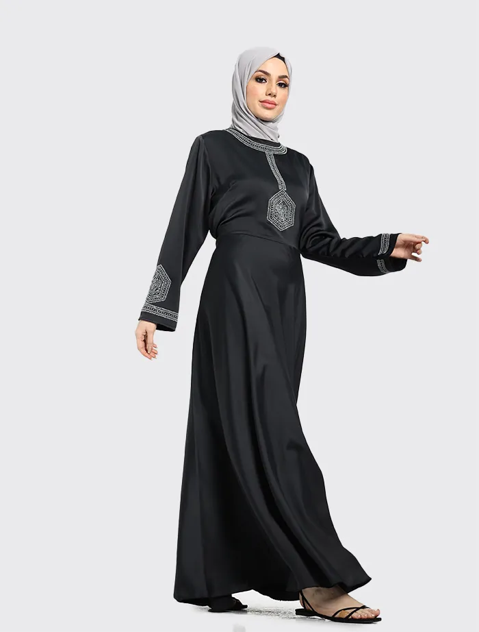 Black Safa Abaya
