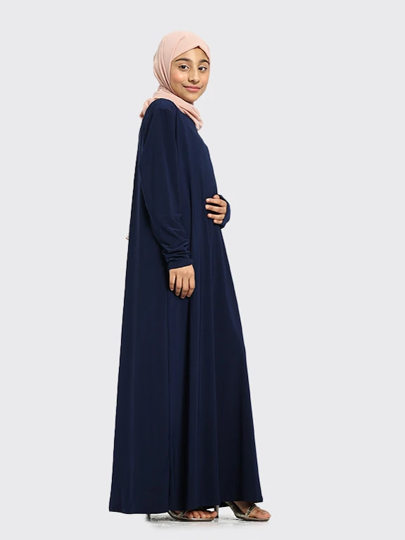Girls Navy Inigo Abaya Online in UK @£11.99