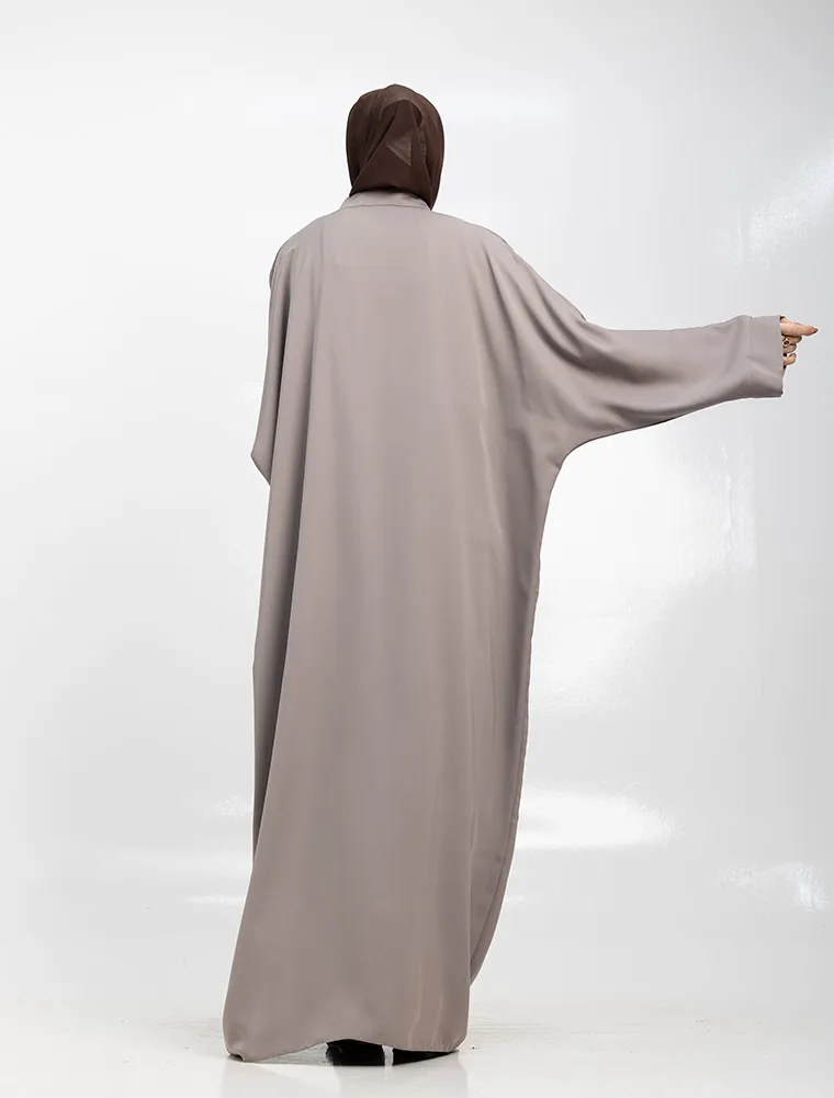 Stone Basic Zip Batwing