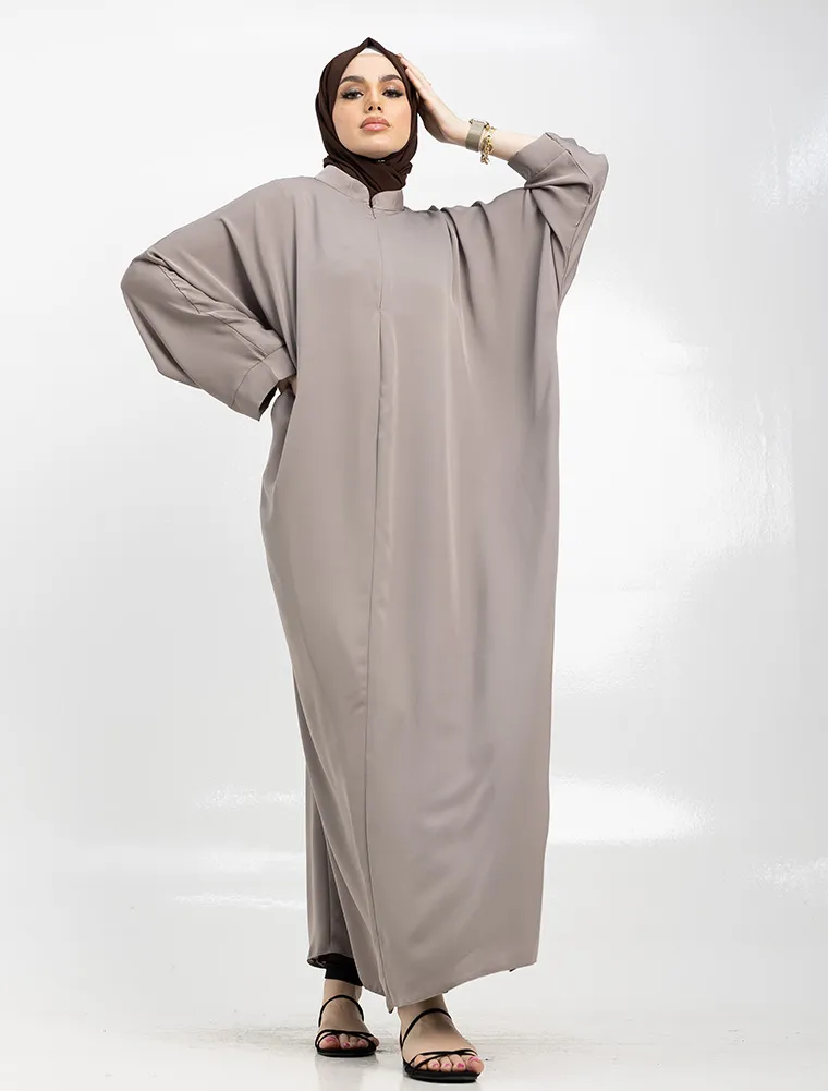 Stone Basic Zip Batwing