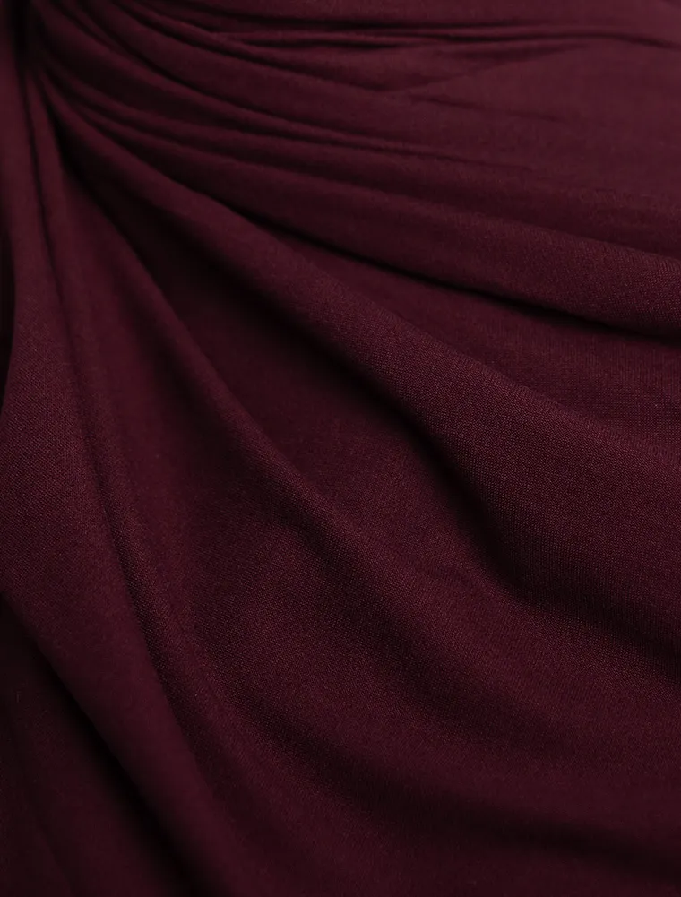 Maroon Soft Jersey Hijab