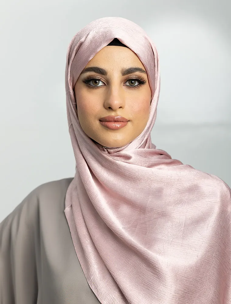 Home / Pink Crush Satin Hijab