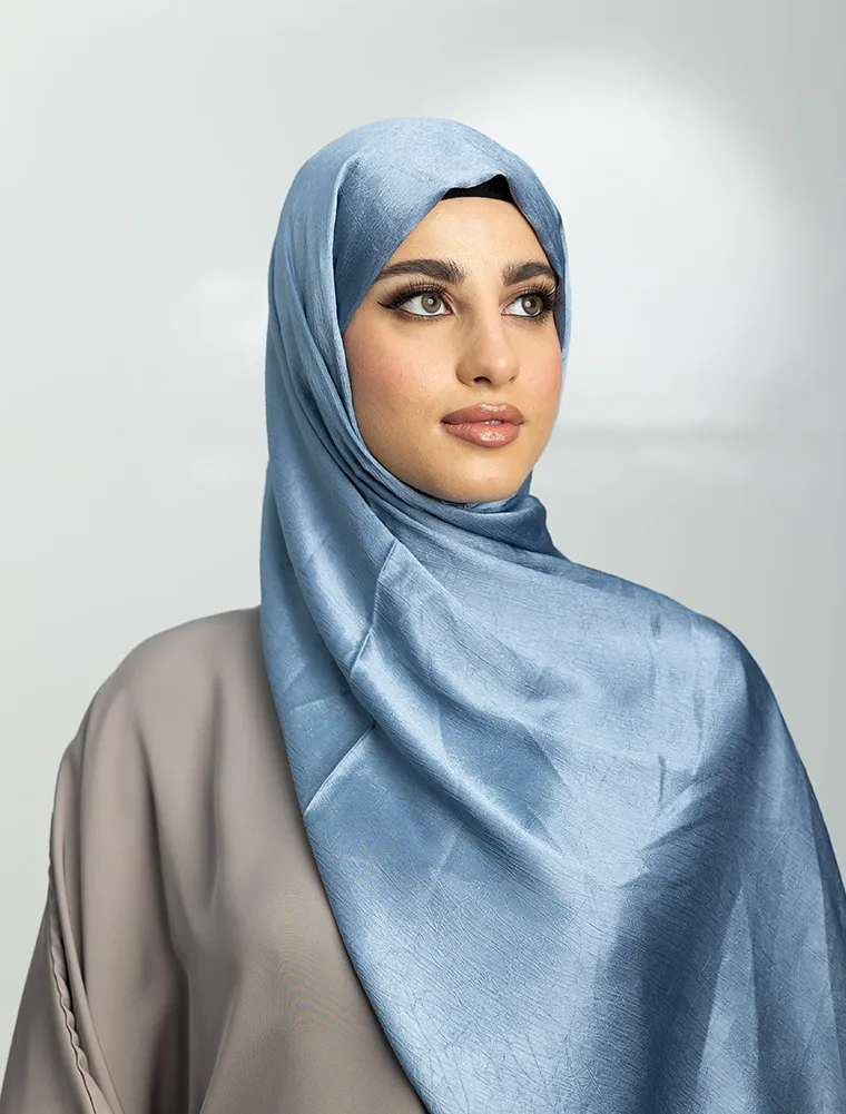 Home / Blue Crush Satin Hijab