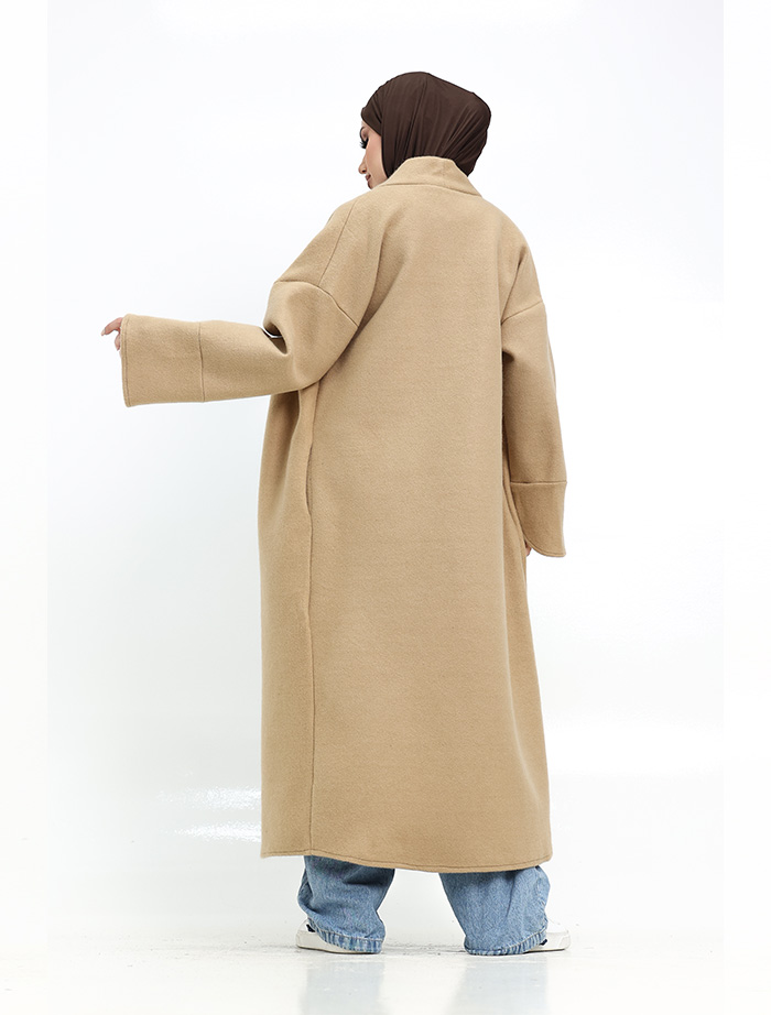 Beige Wool Coat