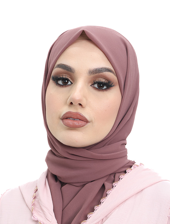 Home / Dark Rose Georgette Hijab