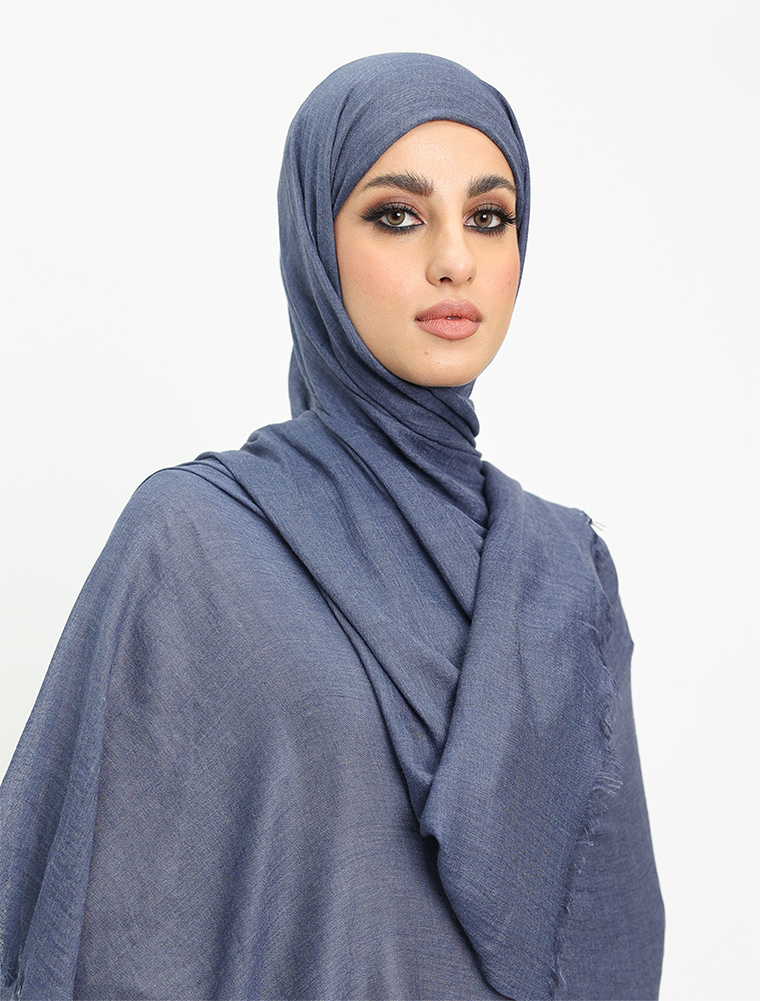 Denim Modal Hijab @$17.00