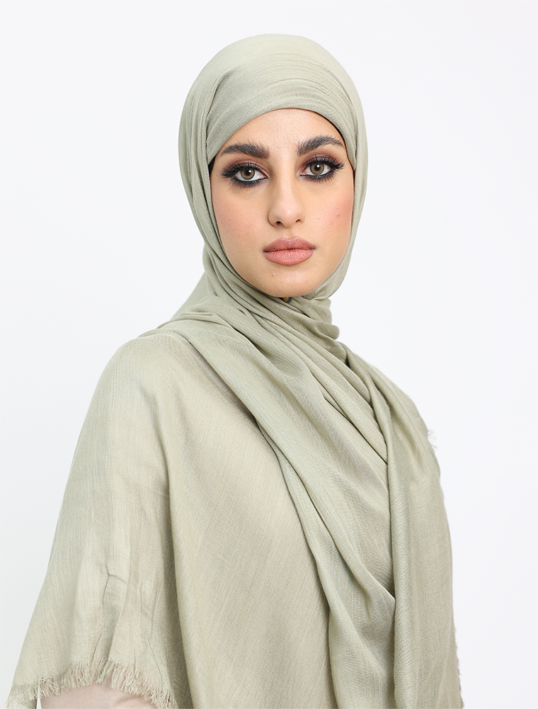 Khaki Modal Hijab @$17.00